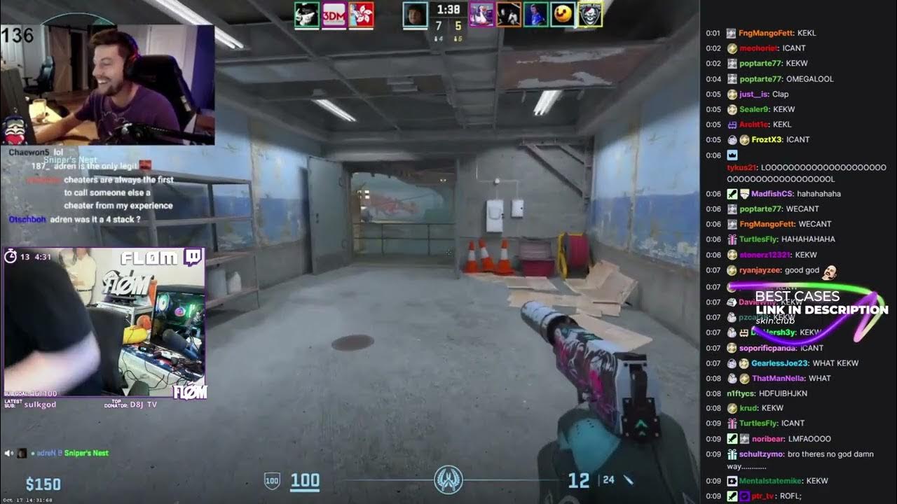 twitch reacts to CS npcs! (CS2) - YouTube