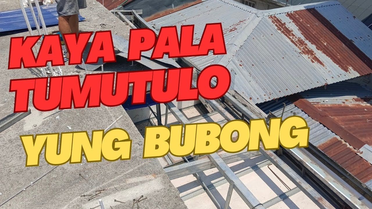 KAYA PALA MAY TULO ANG BUBONG MAY BUTAS PALA ANG ... #mangpaengtv # ...