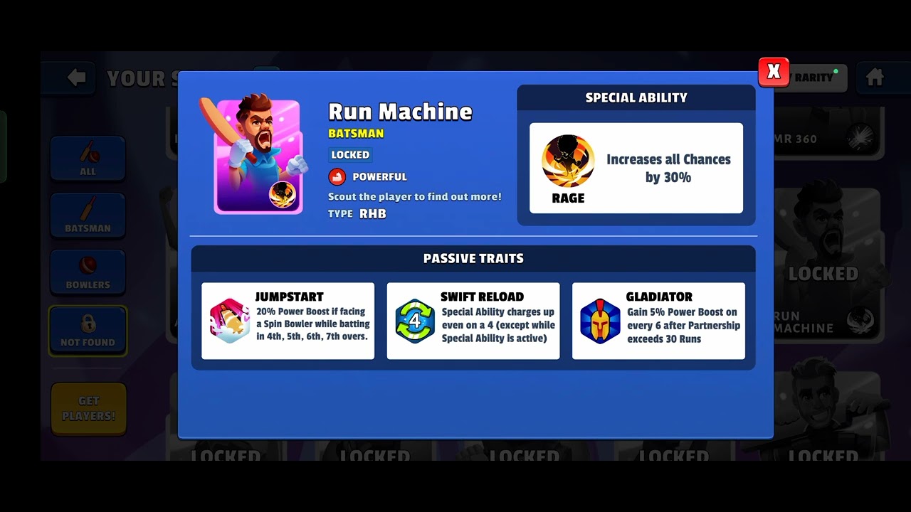 Run Machine Traits Review Hitwicket Cricket game #hitwicket # ...