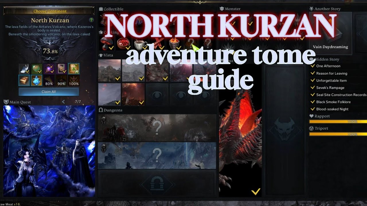 North Kurzan Adventure Tome Guide | Lost Ark - YouTube