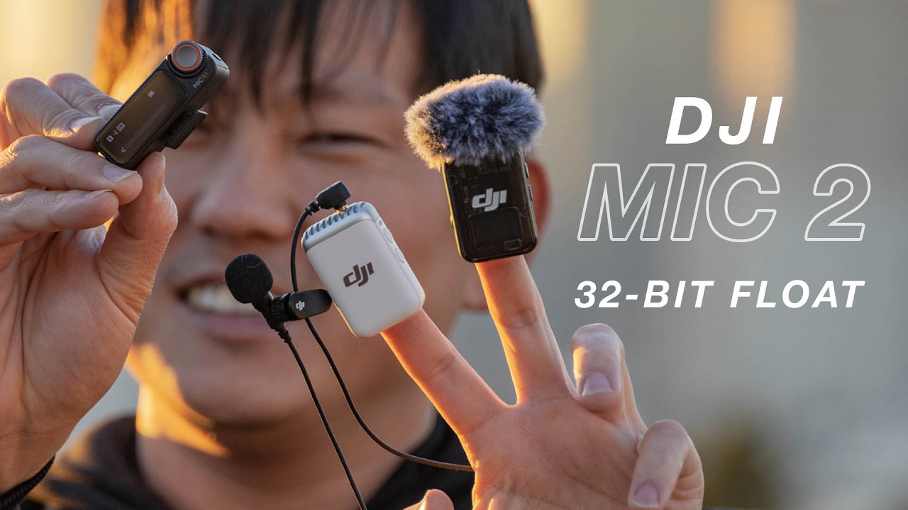 DJI MIC 2 Wireless Microphone | Now with 32-Bit Float & Bluetooth ...