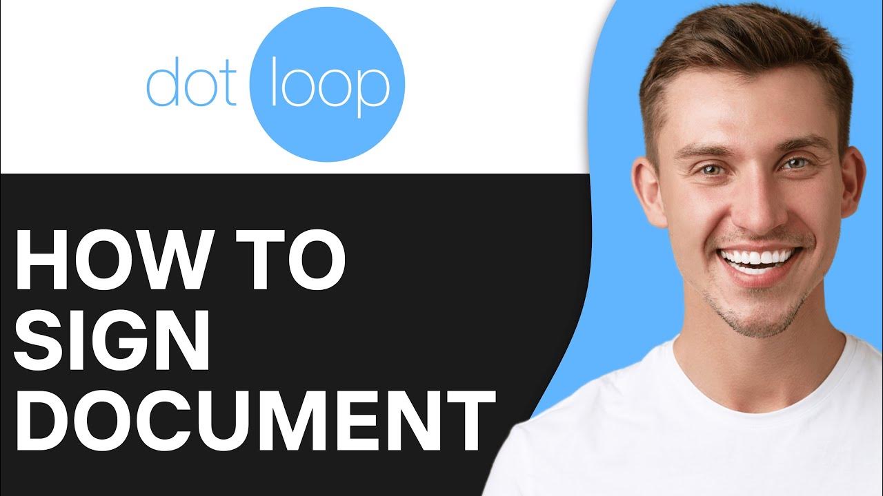How to Sign Dotloop Document - YouTube