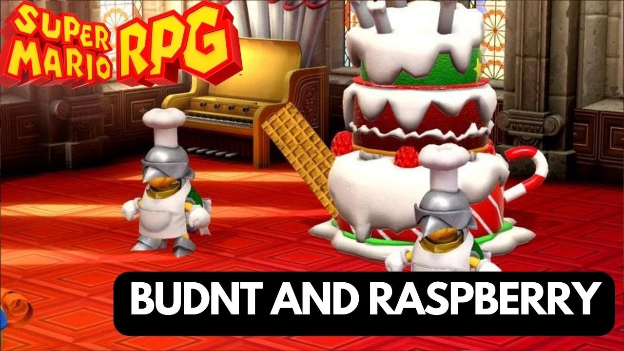 Super Mario RPG Remake: Bundt and Raspberry Boss Fight - YouTube