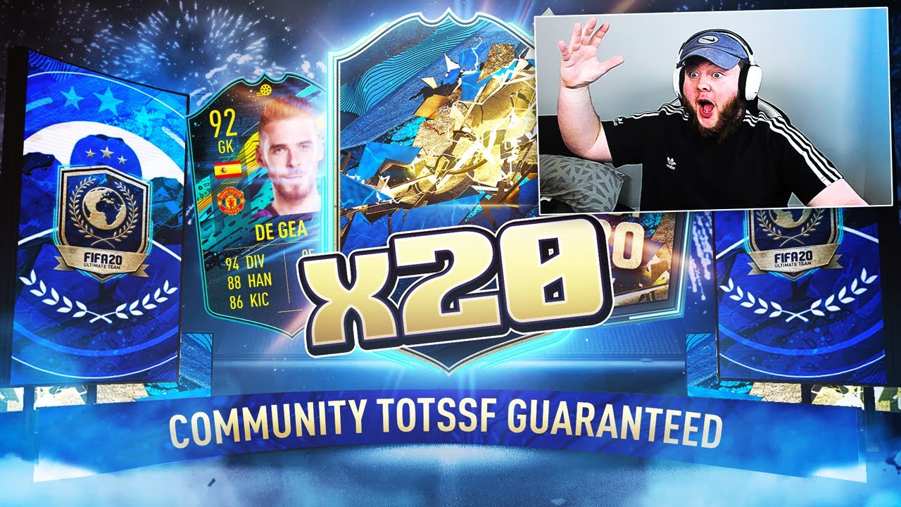 20x GUARANTEED COMMUNITY TOTS PACKS + TOTS DE GEA SBC! #FIFA20 Ultimate ...