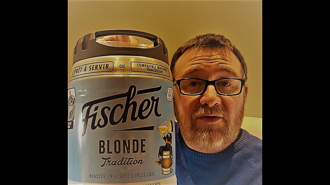 Fischer Traditional Blonde Ale Review (Beer Monster Keg) - YouTube
