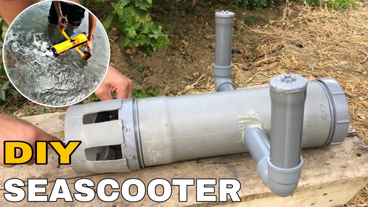 DIY SeaScooter -How To Make Sea Scooter Using PVC - YouTube