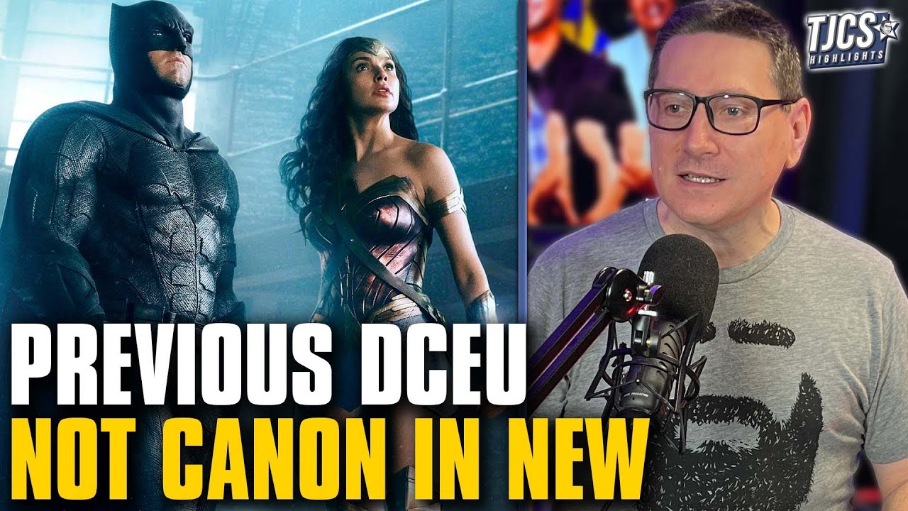 James Gunn Confirms Nothing In Old DCEU Will Be Canon In New DCU - YouTube