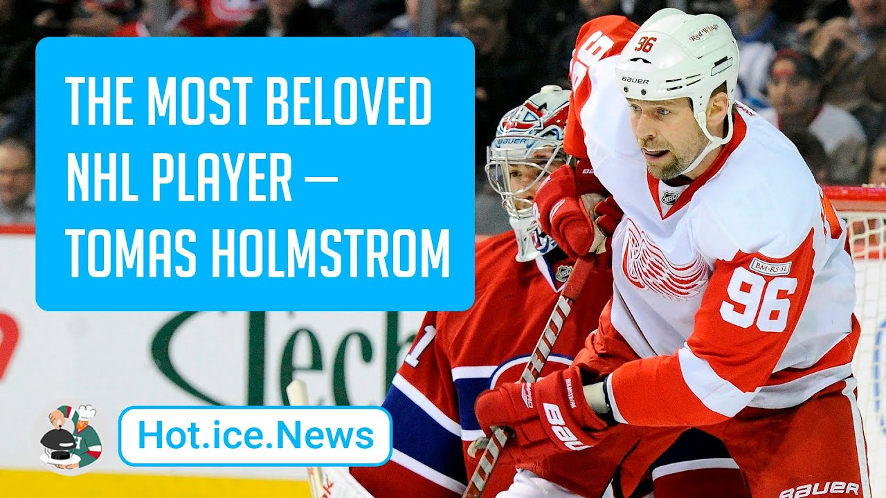 The most beloved NHL player — Tomas Holmstrom🥰🏒 - YouTube