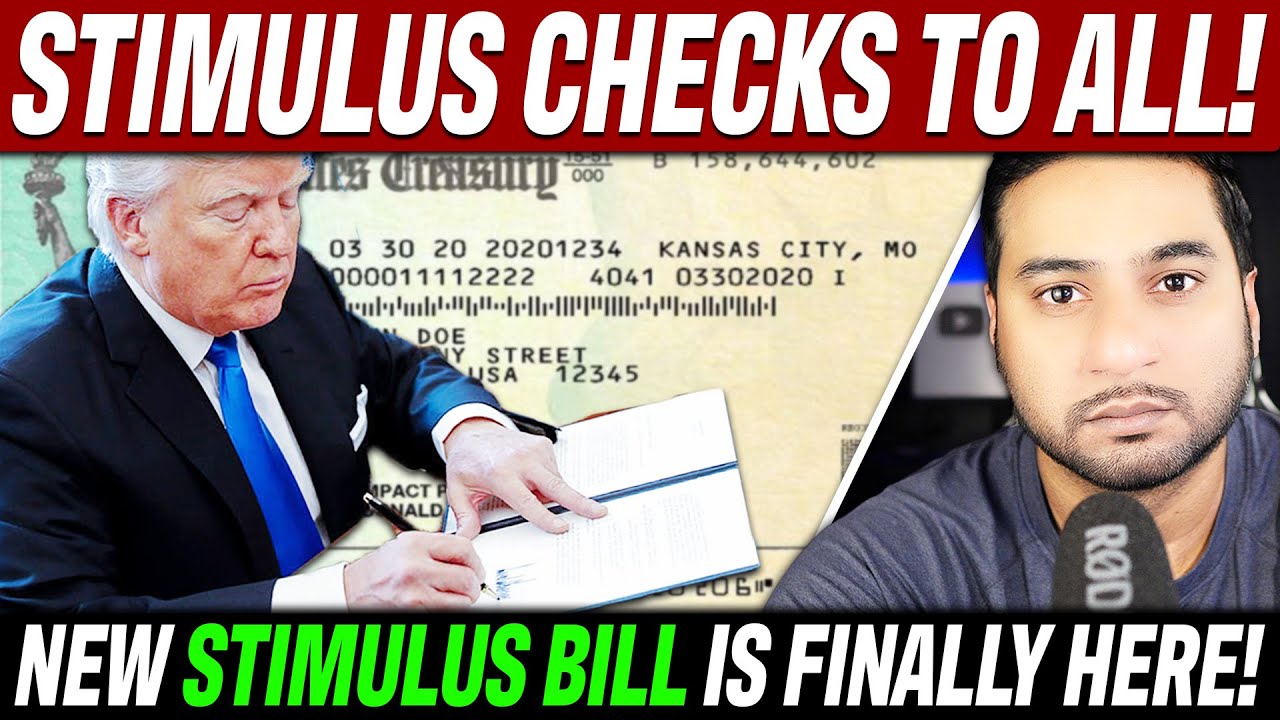 FINALLY! Stimulus Checks To ALL Under Trump | New Stimulus Bill Just ...