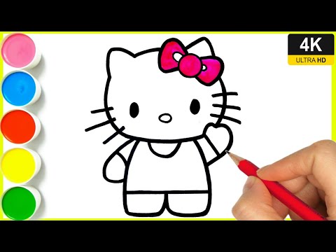 Hello Kitty special drawing || how to draw Hello Kitty cartoon drawing | Kitty easy drawing  By Arya