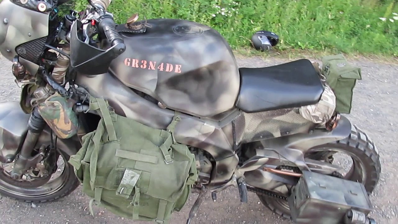 yamaha fzr 600 enduro custom - YouTube