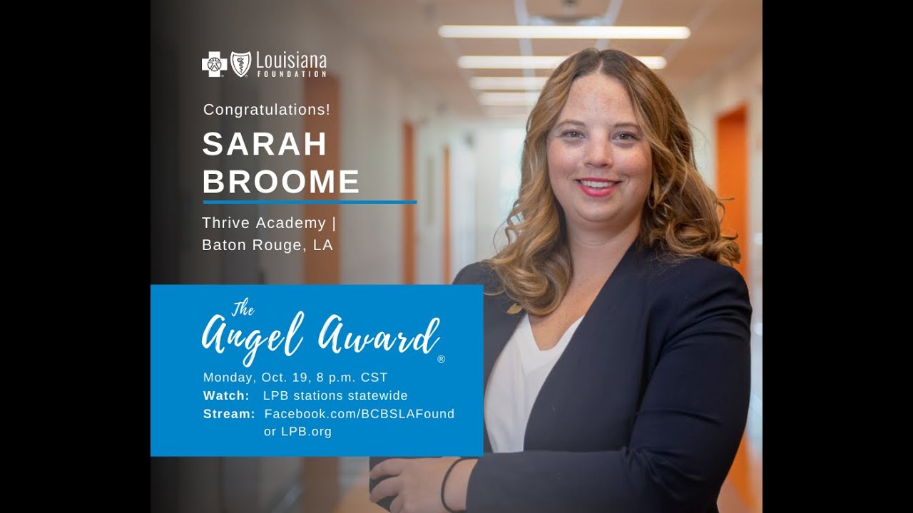 Join Sarah Broome and watch The Angel Award on Oct. 19! - YouTube