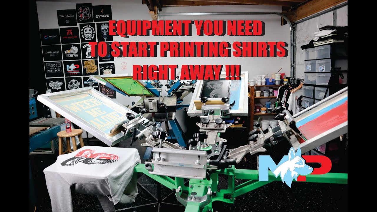EQUIPMENT YOU NEED TO START SCREEN PRINTING RIGHT AWAY YouTube EQUIPMENT YOU NEED TO START SCREEN PRINTING RIGHT AWAY YouTube