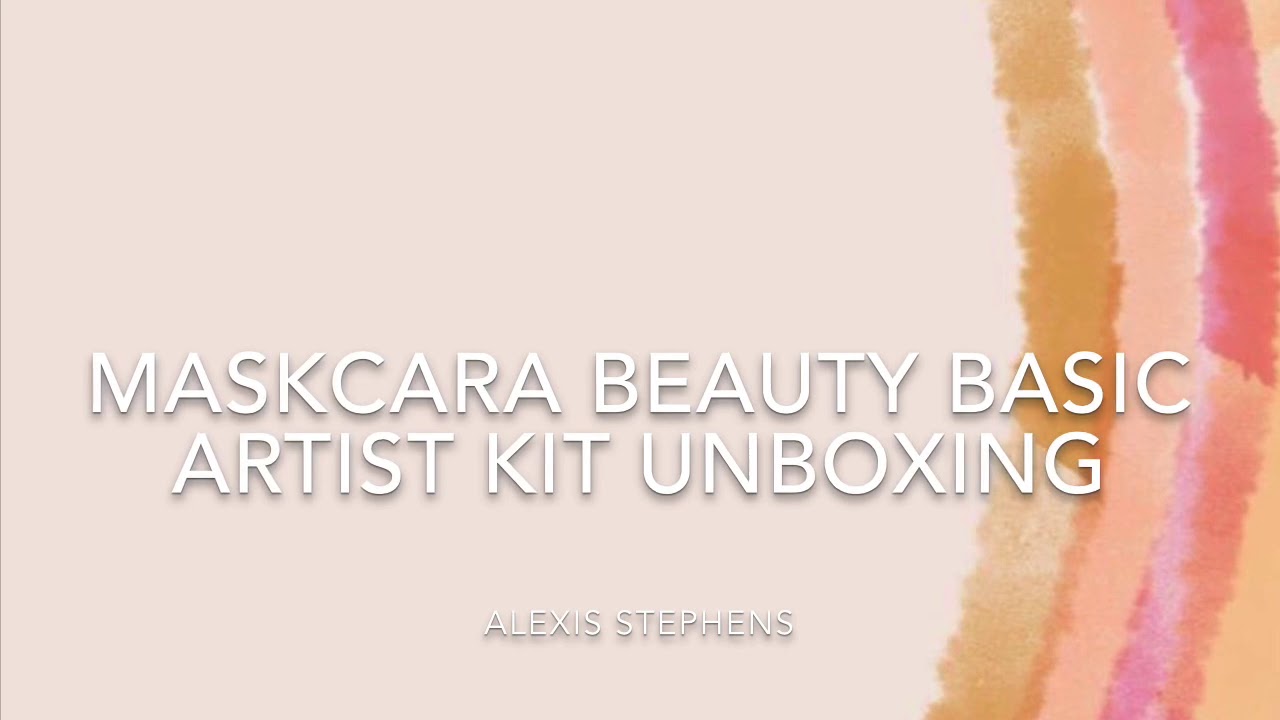 MASKCARA BEAUTY - BASIC ARTIST KIT UNBOXING - YouTube