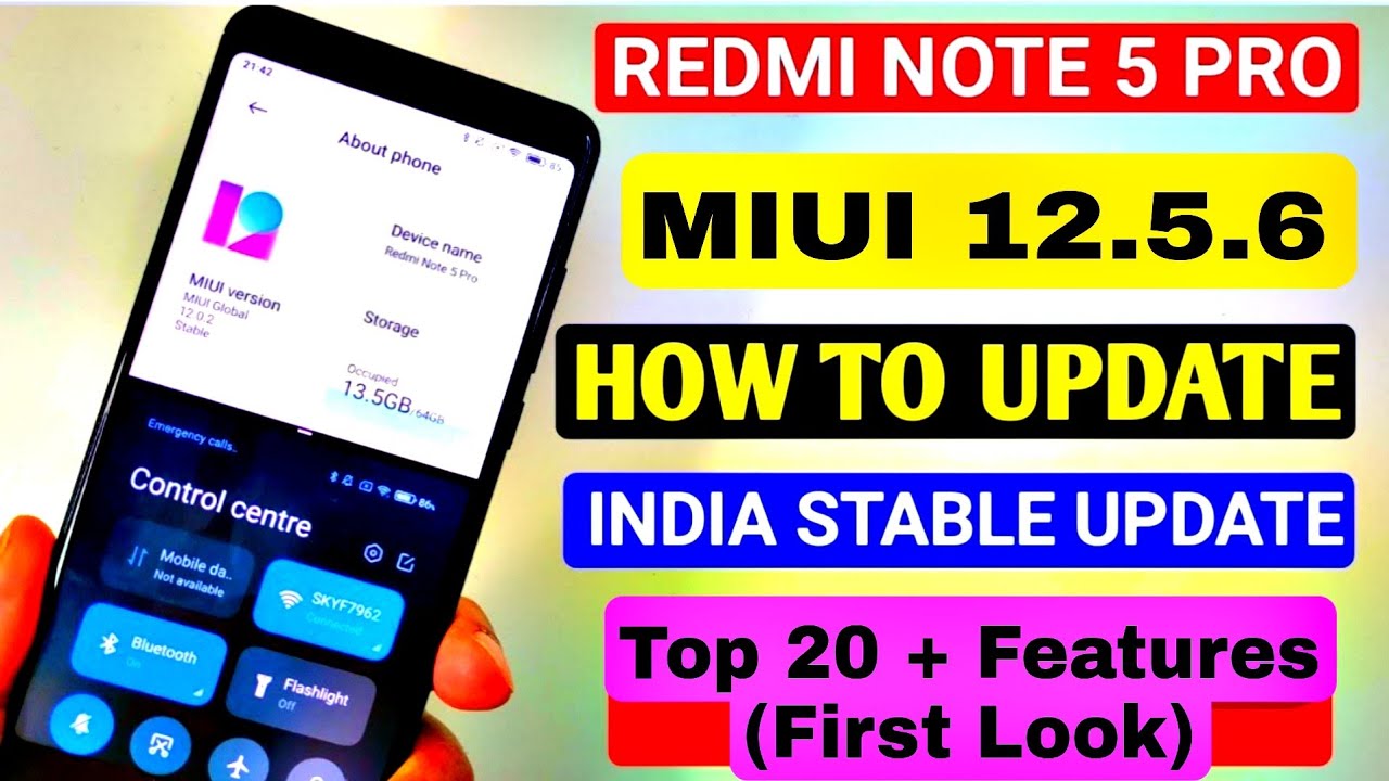 Redmi Note 5 pro! MIUI 12.5.6 stable update ! 20 + Features Review🥰 ...