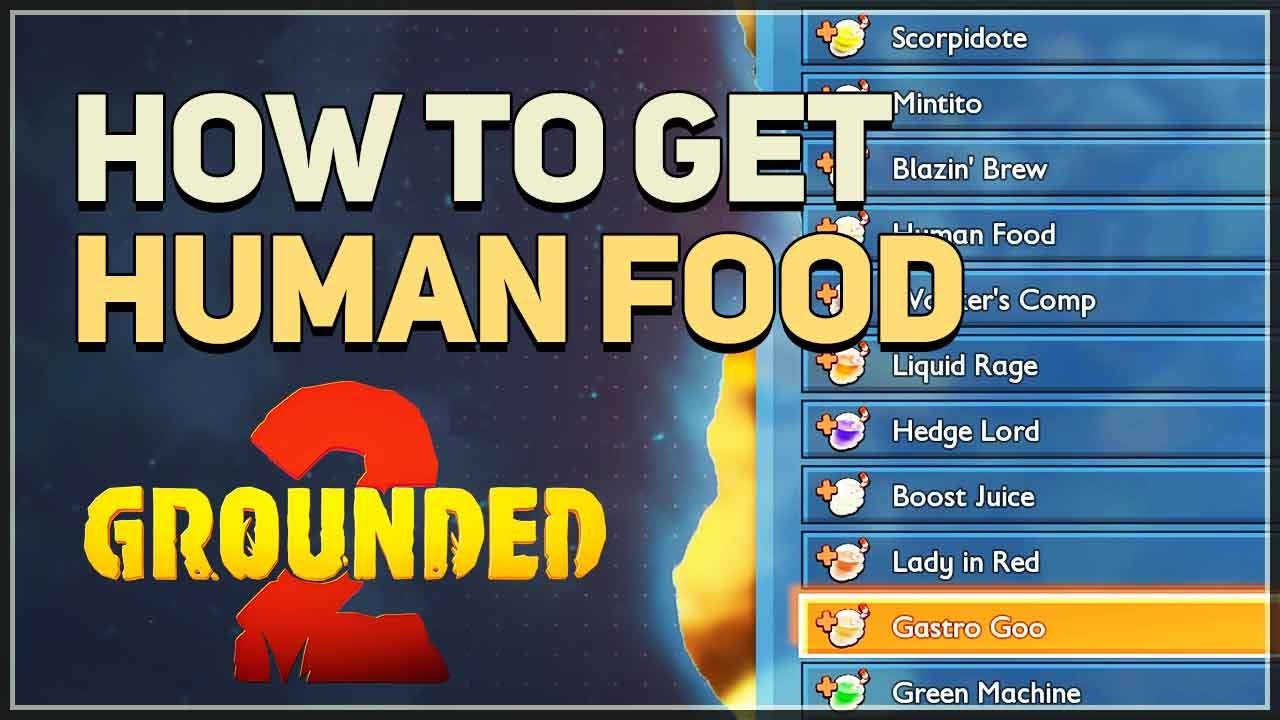 How to get Human Food Grounded 2 Smoothie - YouTube