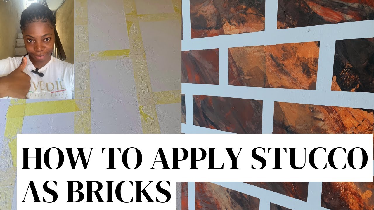 Venetian plaster bricks - YouTube