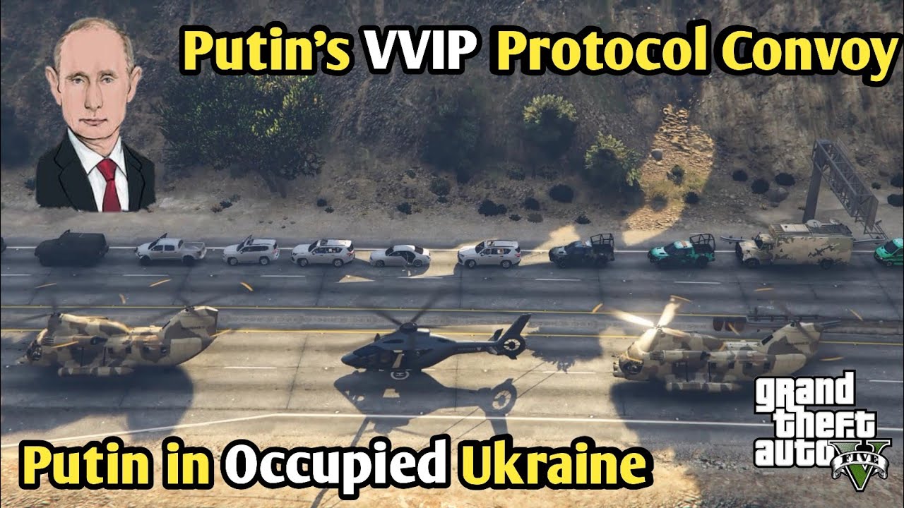 🔴 Russian President Vladimir Putin Visits The Russian-Occupied Ukraine ...