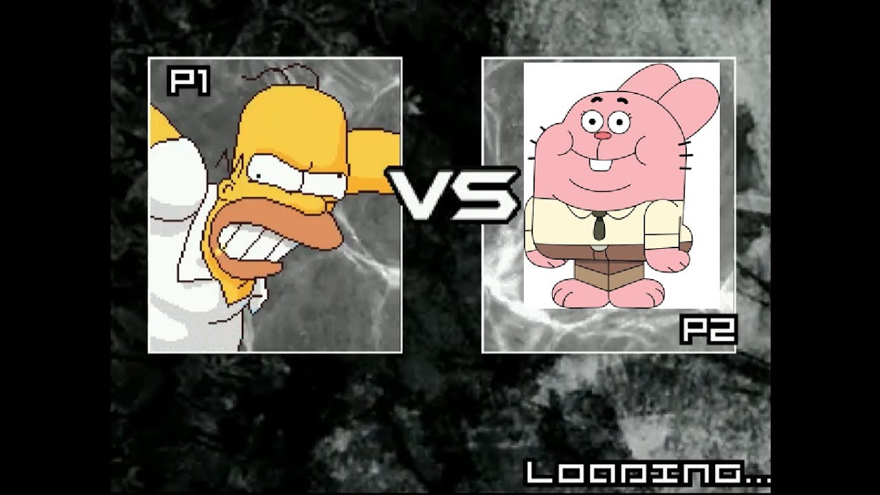 Drunk Homer Simpson (The Simpsons) Vs. Richard Watterson (Gumball ...