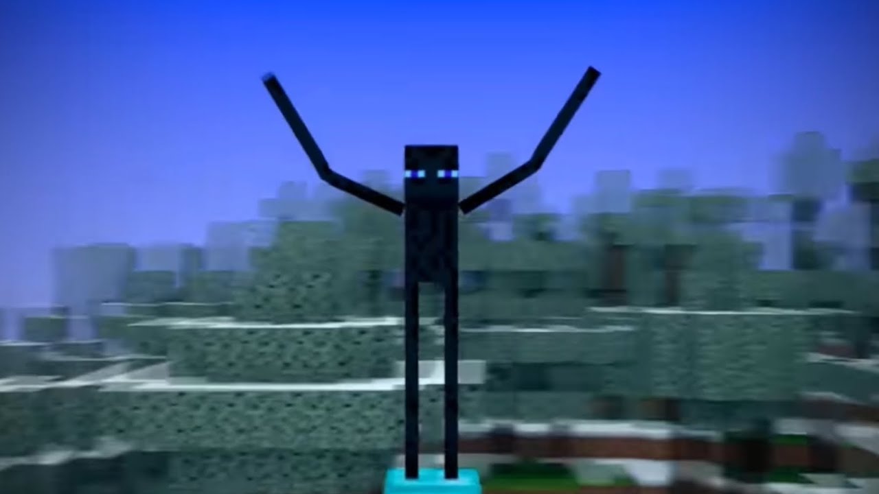 Minecraft like an Enderman with sound effects - YouTube