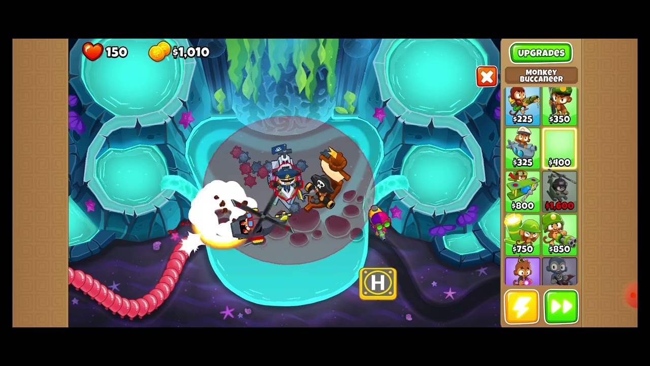 BTD6 MEDIUM: How to WIN LUMINOUS COVE Reverse with Captain Brickell, 8 ...