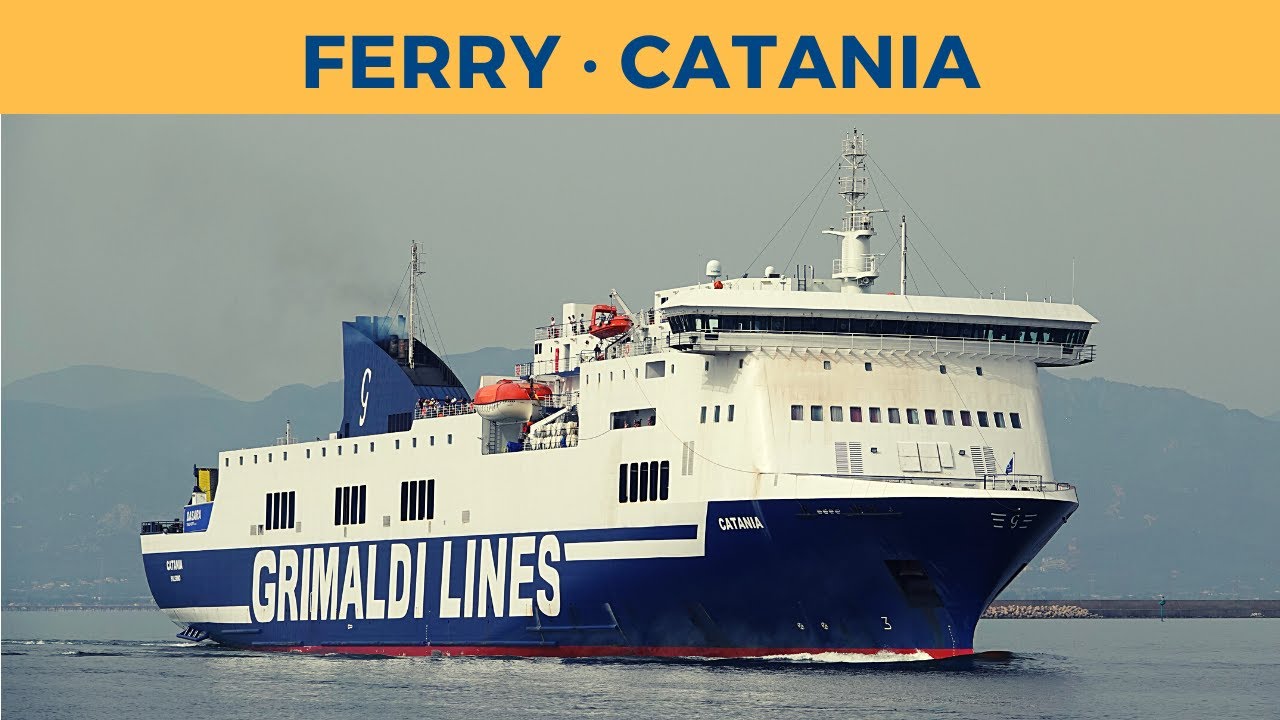 Arrival of ferry CATANIA, Cagliari (Grimaldi Lines) - YouTube