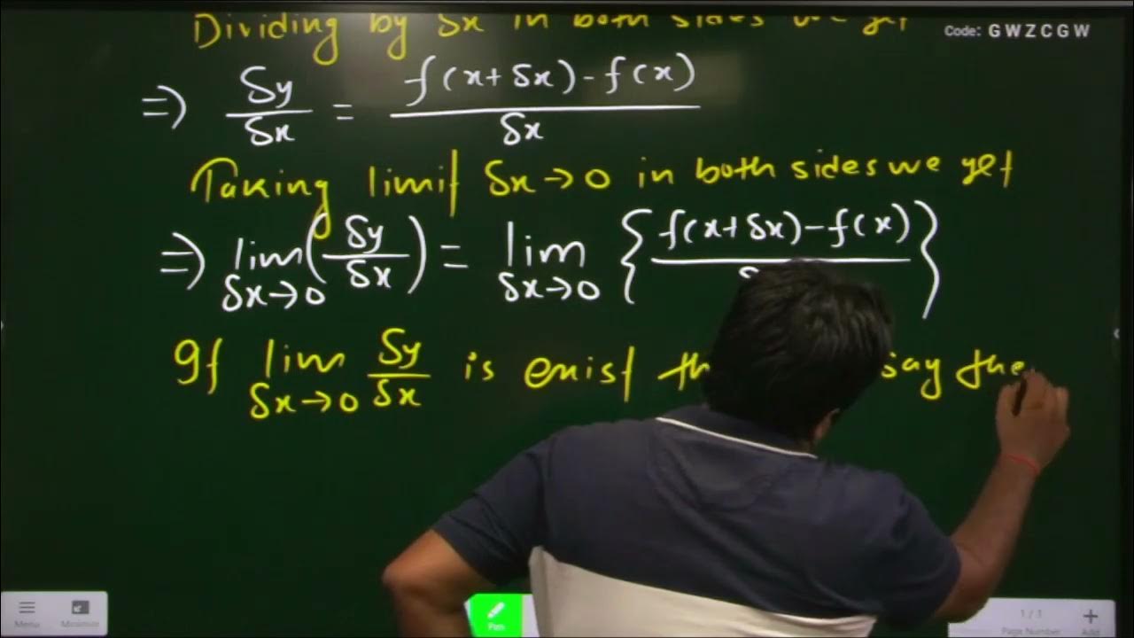 B.Sc-II/Real Analysis//Chapter-1st//Section-2//Lec-1//Differentiability Of A Function At A Point ...