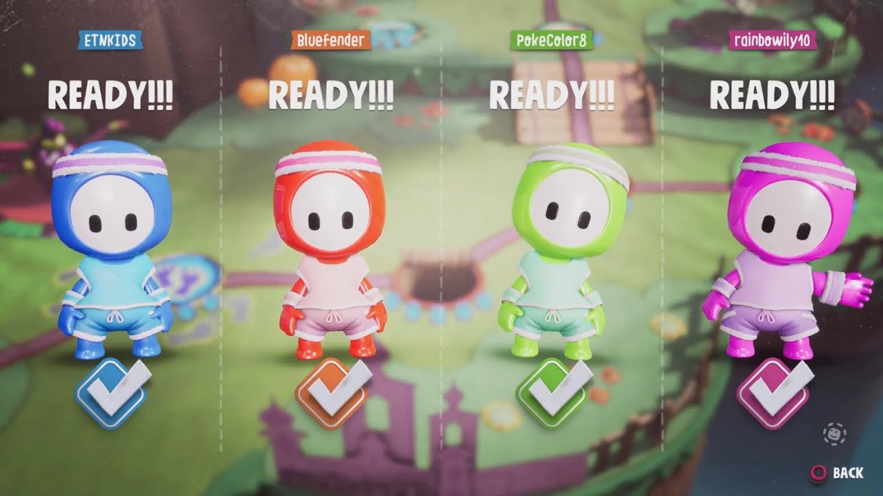 Sackboy: A Big Adventure Colored Fall Guys Rookie Skin PS5 Gameplay | 4 ...