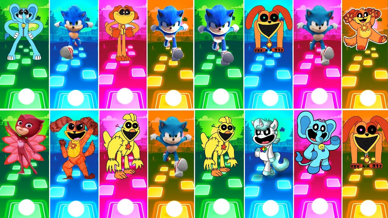 Sonic The hedgehog 3 -Poppy Playtime chapter 3- All Video Megamix💥All ...