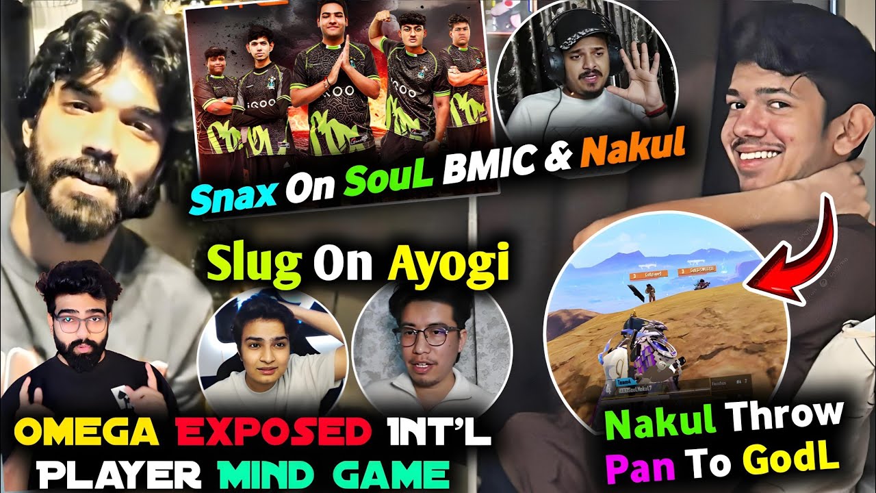 Snax On Nakul & SouL Support🚀 Slug on Ayogi & SouL Can Win BMIC😱 Omega ...