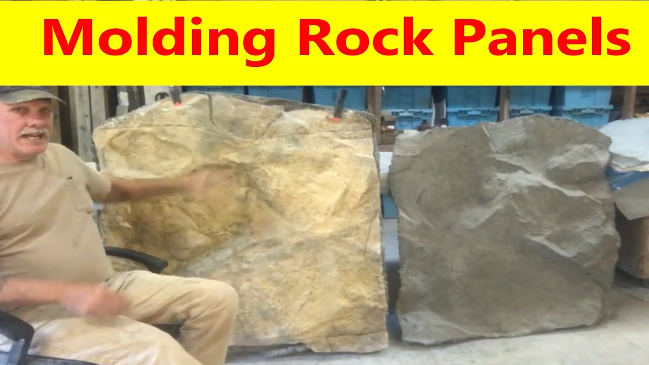 Making 12 rock panel molds - YouTube