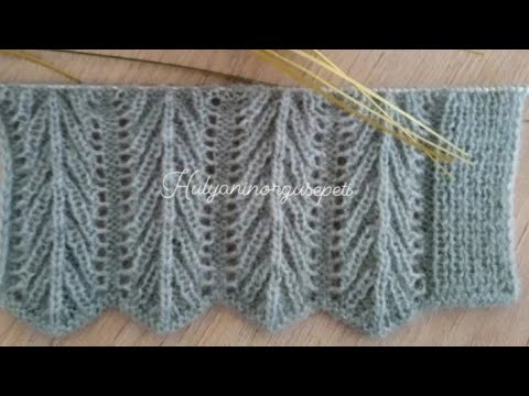 Tekli Kaz Ayağı Örgü Modeli #örgüfikirleri #örgümodelleri #yelekmodelleri