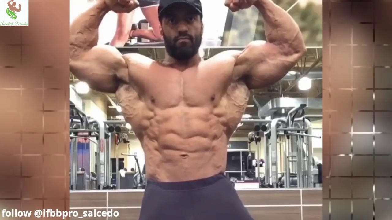35 years old Big Bodybuilder Christian Salcedo Posing workout - YouTube