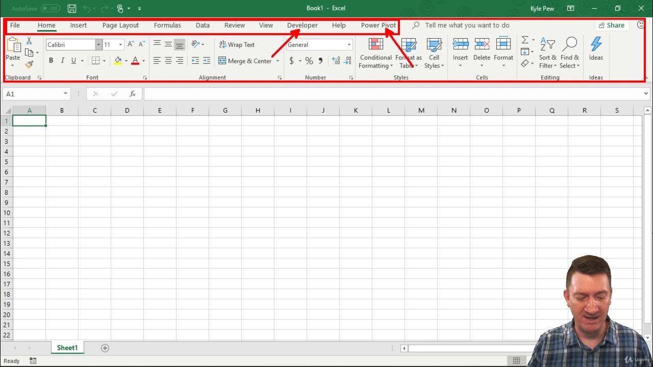 1.3 Introduction to the Excel Interface - YouTube