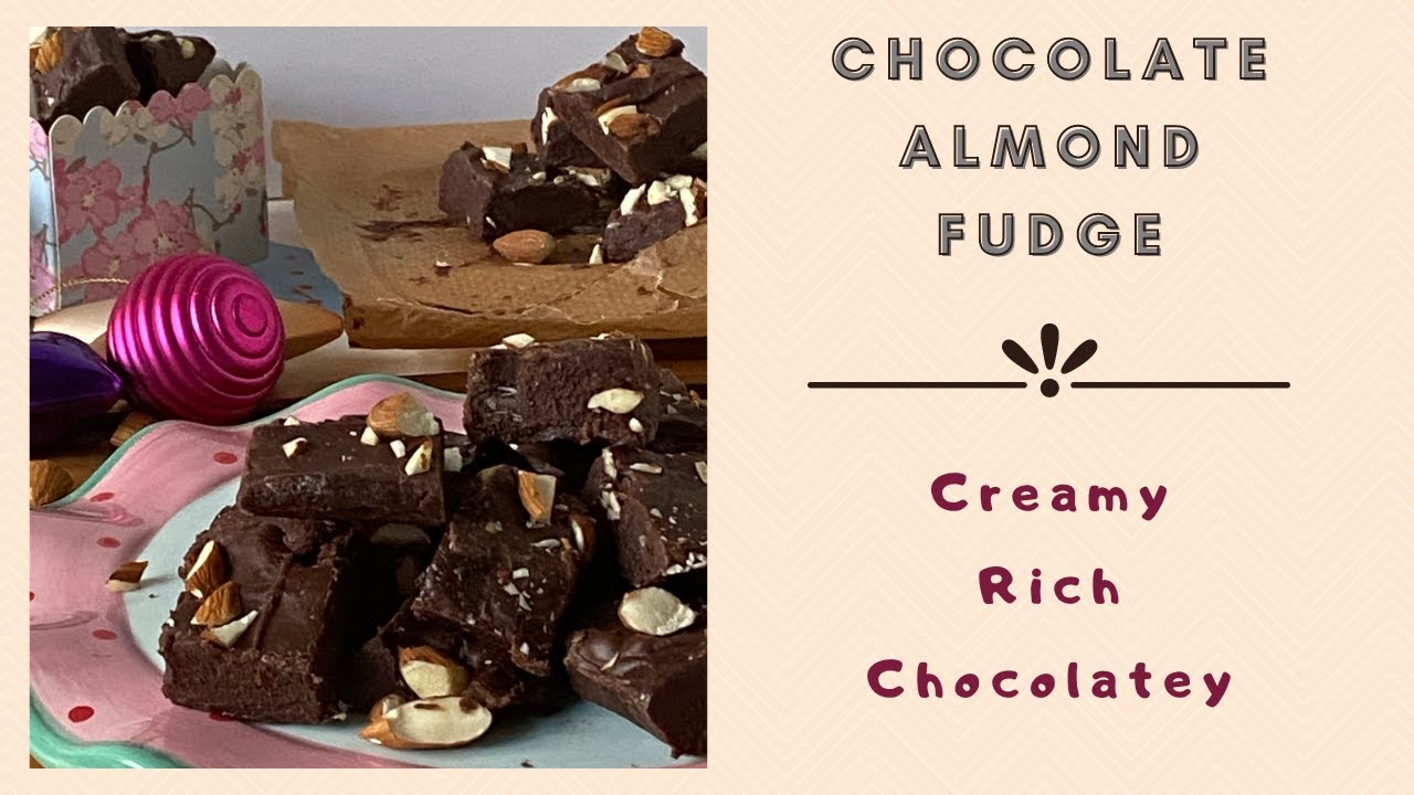 Chocolate Almond Fudge - YouTube