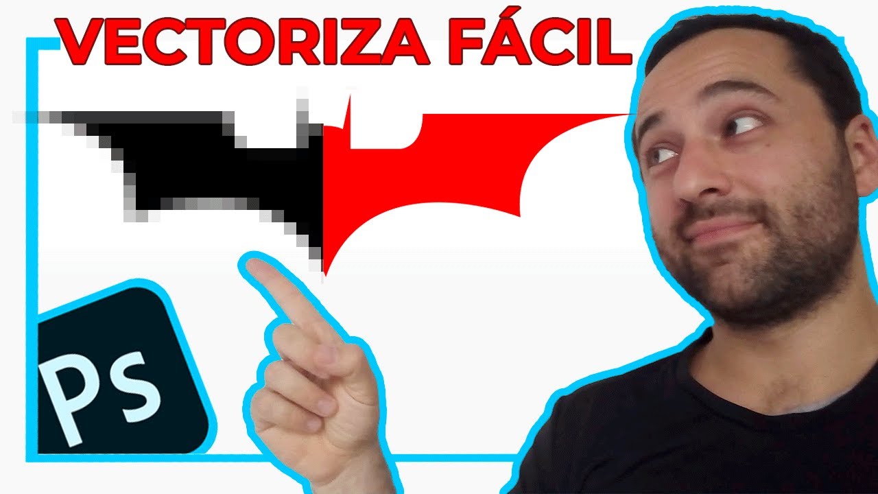 🖊️ Como VECTORIZAR una Imagen: Logo de Batman 🦇 [ Tutorial de Photoshop ...
