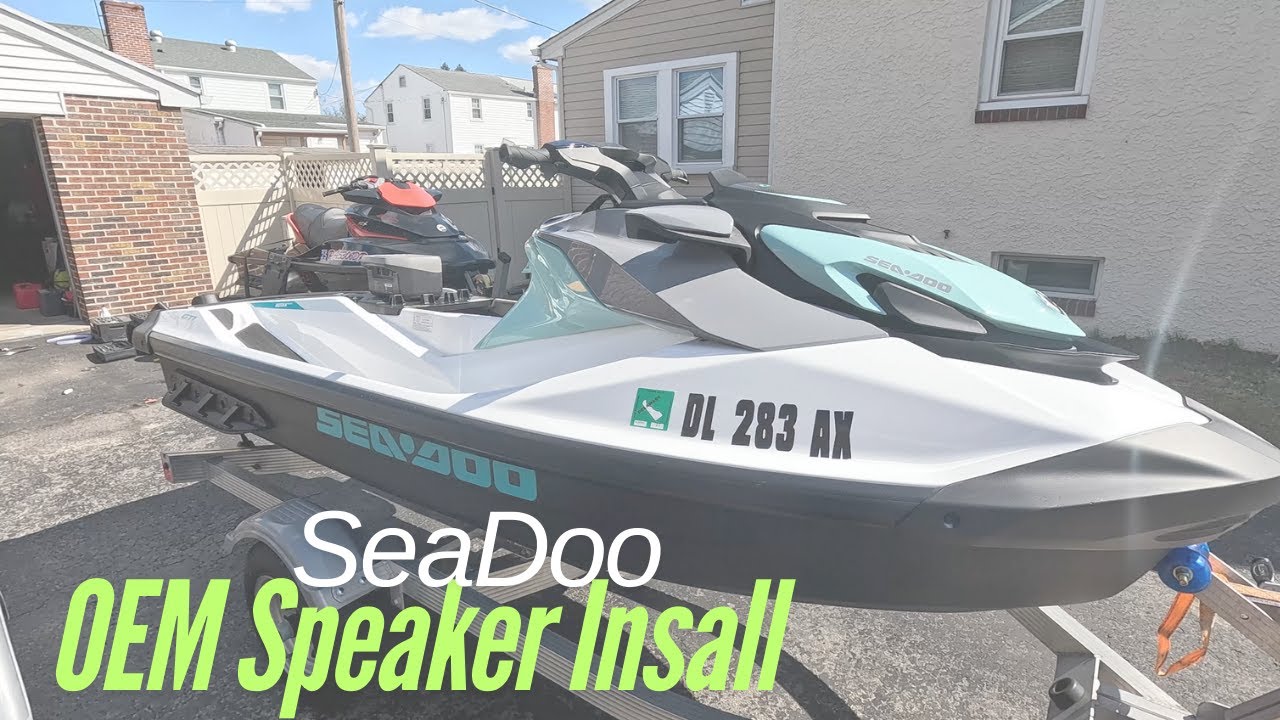 SeaDoo OEM Speaker Install // How To - YouTube