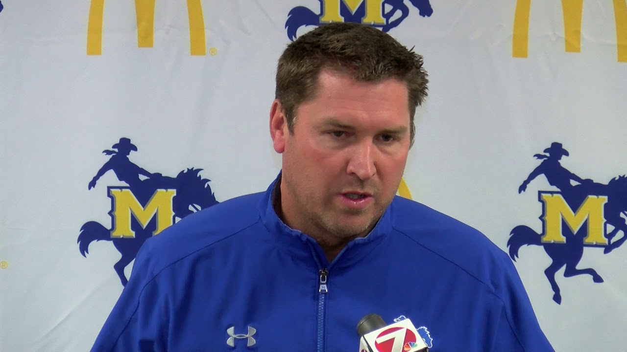 McNeese coach Sterlin Gilbert press conference - 11/11/19 - YouTube