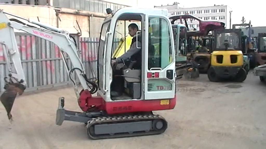 Takeuchi tb 016 - YouTube