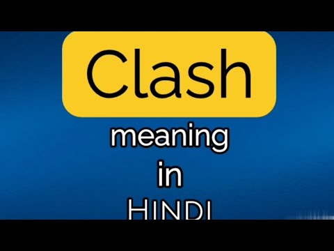 Clashes meaning in hindi। क्रैशेज का अर्थ‍‌ ।@englishforchildren-zz5dt ...
