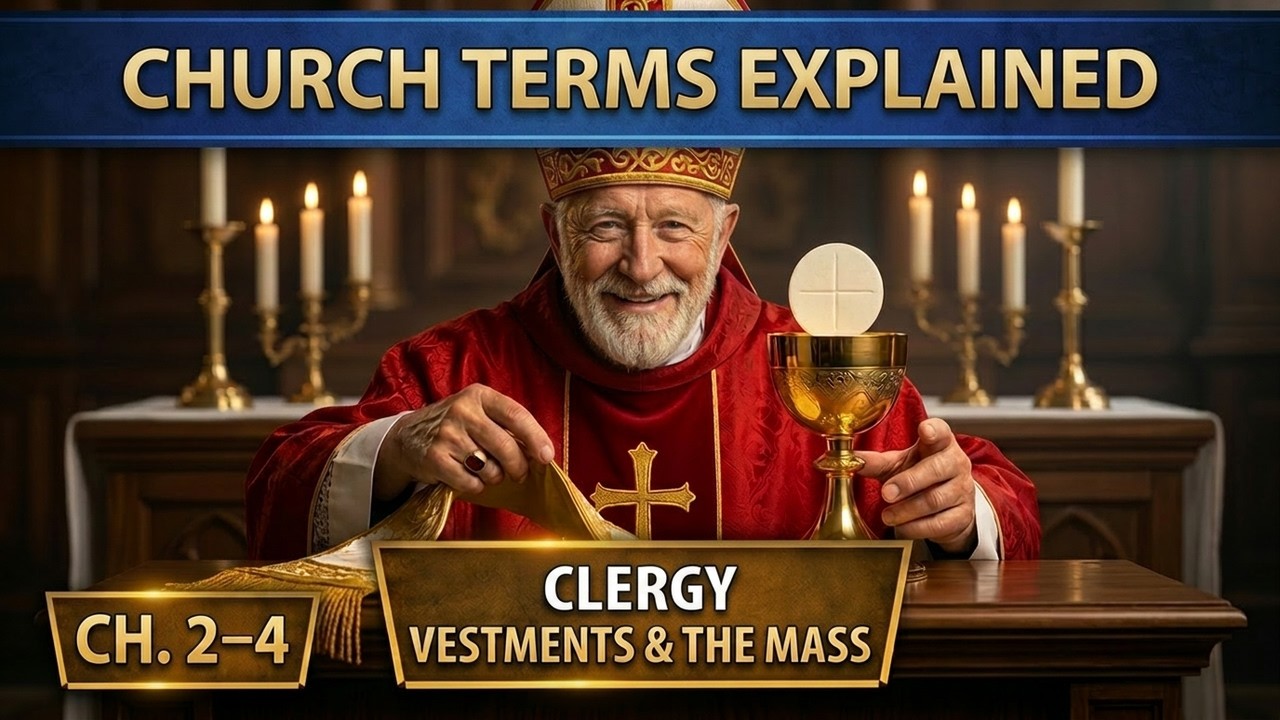 Catholic Church Terms Explained | Ch. 2–4: Clergy, Vestments & The Mass ...