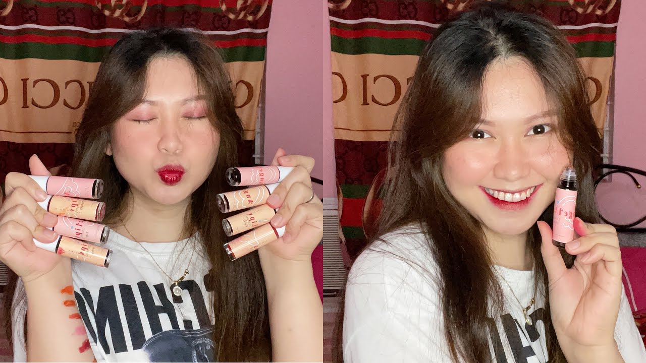 AFFORDABLE LIP AND CHEEK TINT SA SHOPEE || FULL FACE MAKEUP USING ...