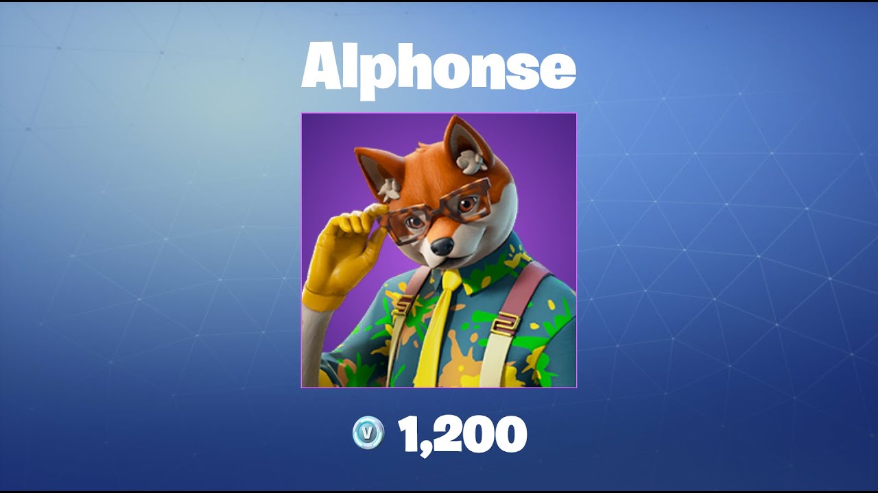 Alphonse | Fortnite Outfit/Skin - YouTube