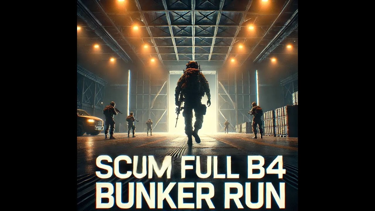 SCUM//Full B4 Bunker Run! - YouTube