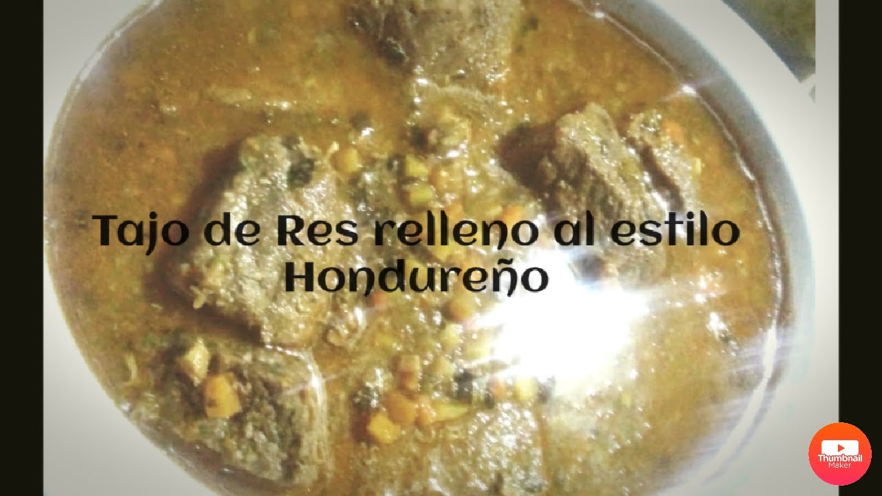 Tajo de Res Relleno al estilo Hondureño - YouTube
