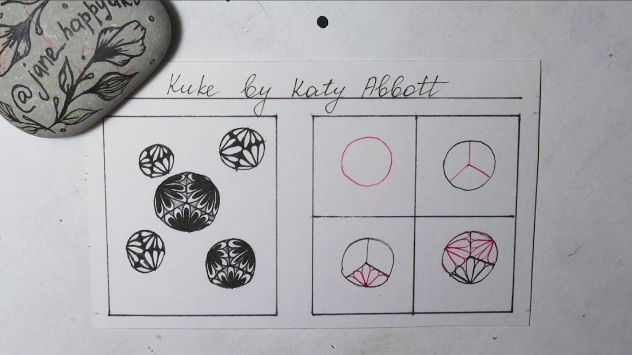 KUKE BY KATY ABBOTT || ZENTANGLE - YouTube