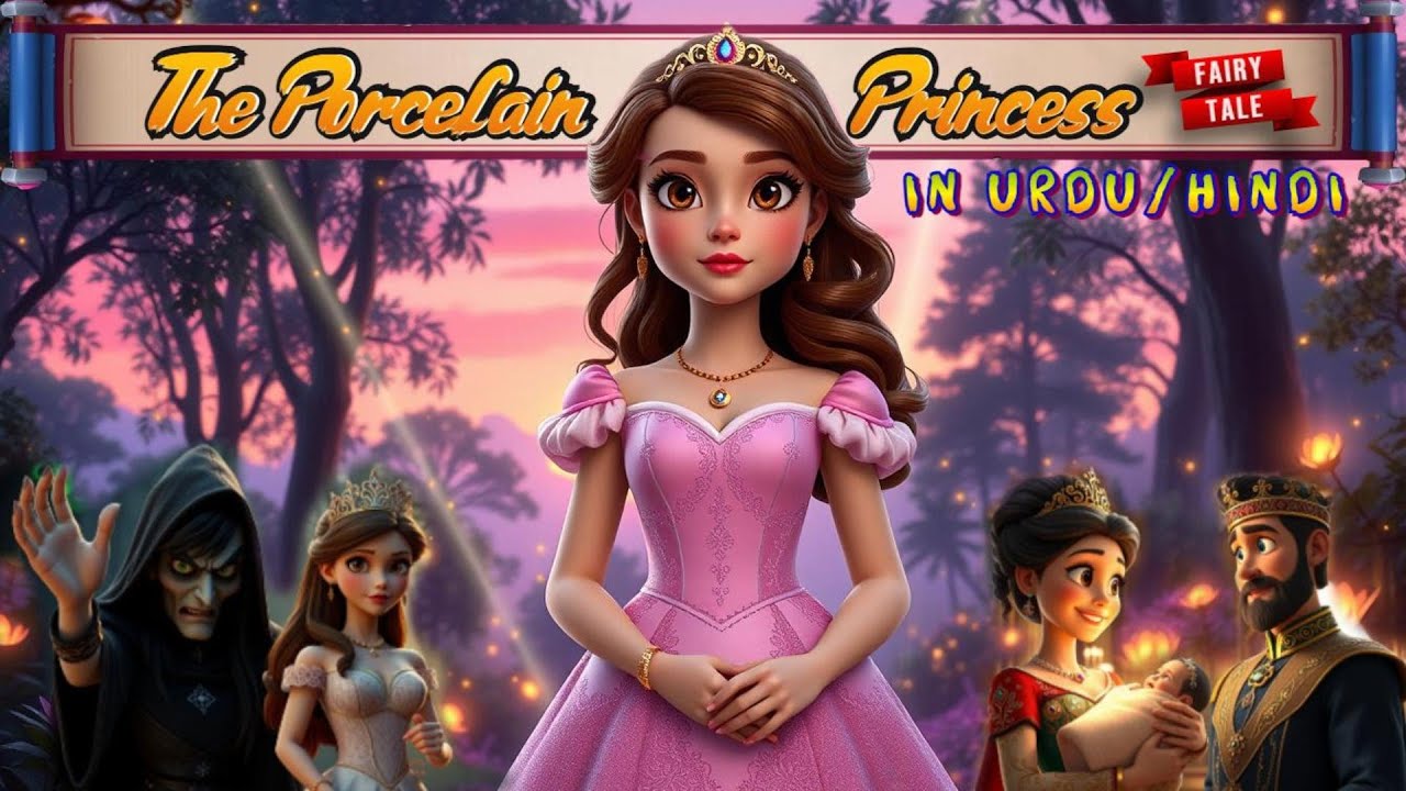 पोर्सिलेन राजकुमारी | The Porcelain Princess | Hindi Urdu Fairy Tale ...