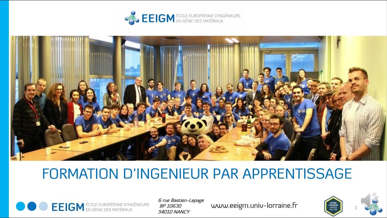 Présentation de la formation par apprentissage EEIGM - YouTube