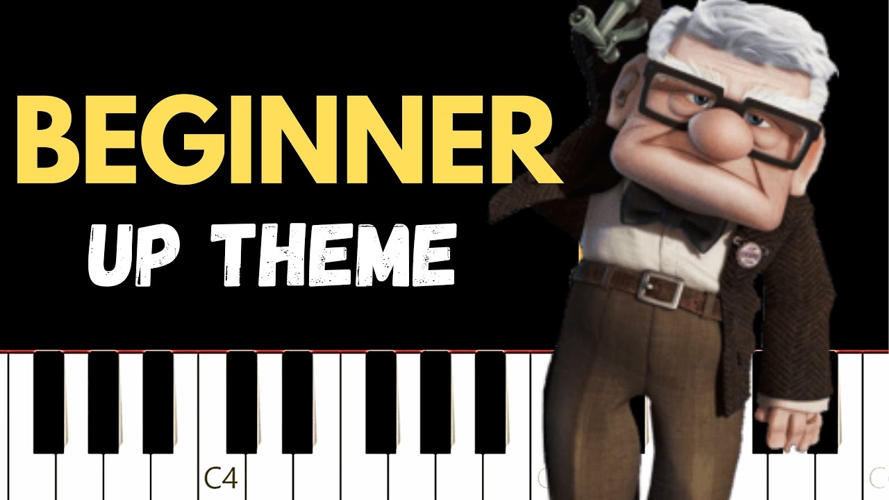 Married Life - UP Theme | SLOW BEGINNER PIANO TUTORIAL - YouTube