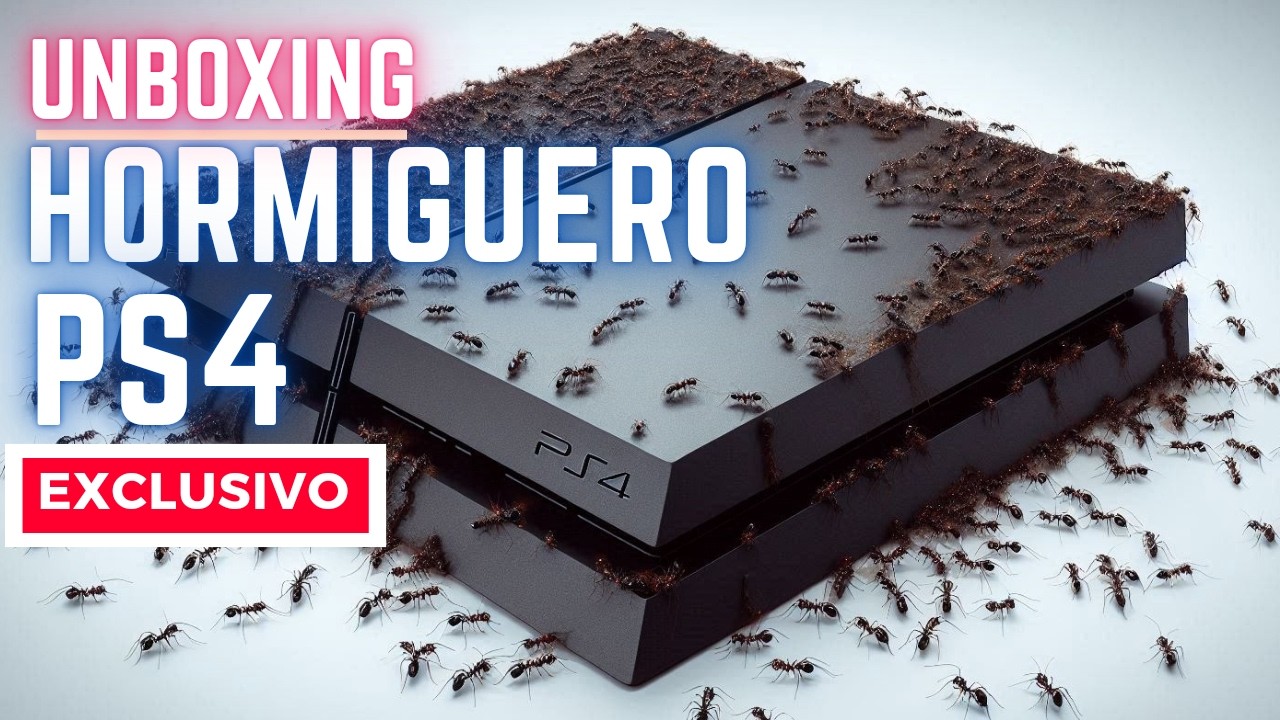 🎮🐜HORMIGUERO con Forma de PlayStation 4🐜🎮 ¡EXCLUSIVO! | Unboxing. 📦 ...